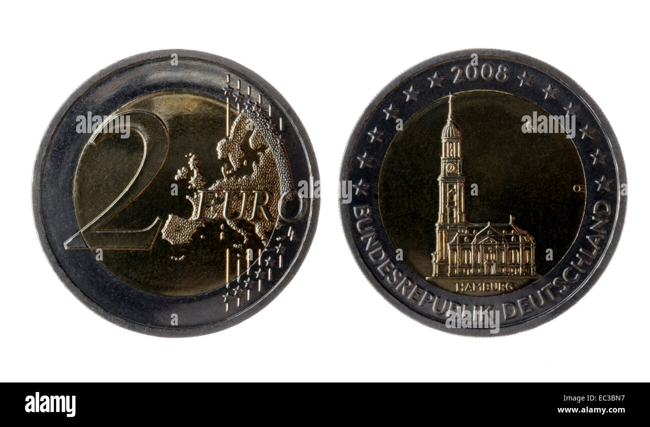 Euro coin front back hi-res stock photography and images - Alamy