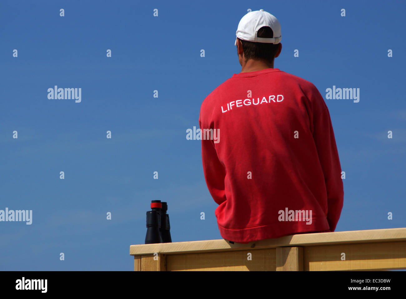 Lifeguard on the sea Stock Photo - Alamy