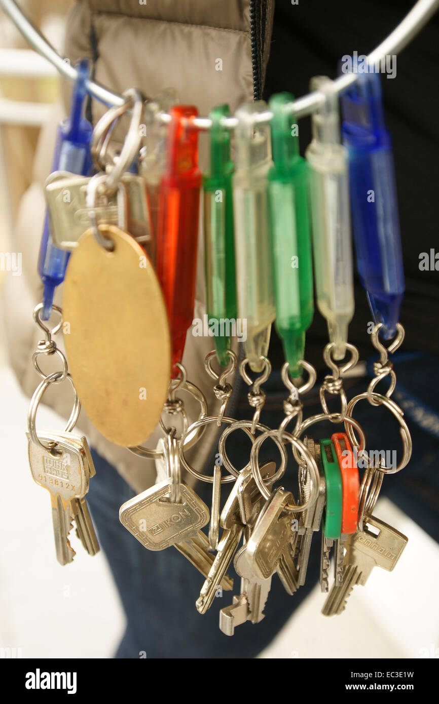 Keychain many keys hi-res stock photography and images - Alamy