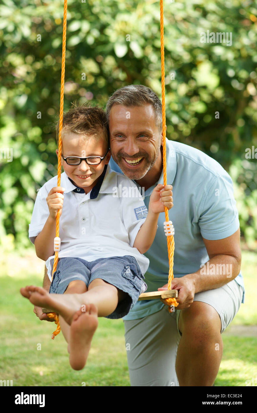 Father and sun Stock Photo - Alamy