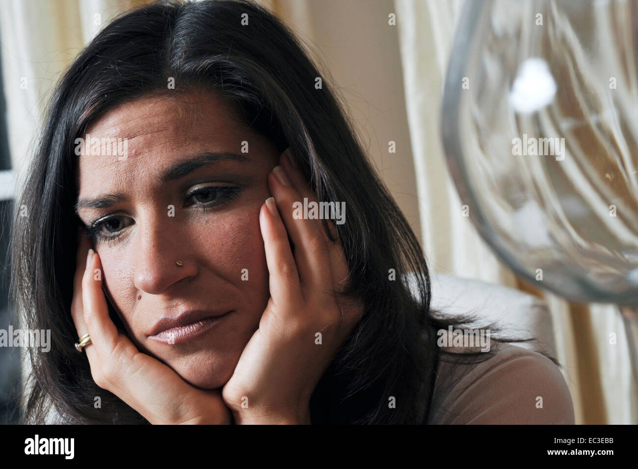 Reflective sadness hi-res stock photography and images - Alamy