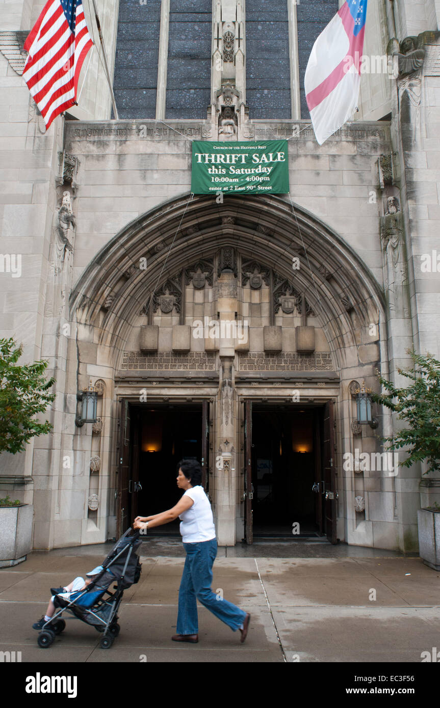Episcopal church of the heavenly rest hi-res stock photography and ...