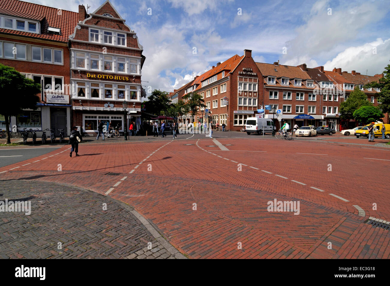 Pedestrian Area, Emden, Germany Stock Photo - Alamy