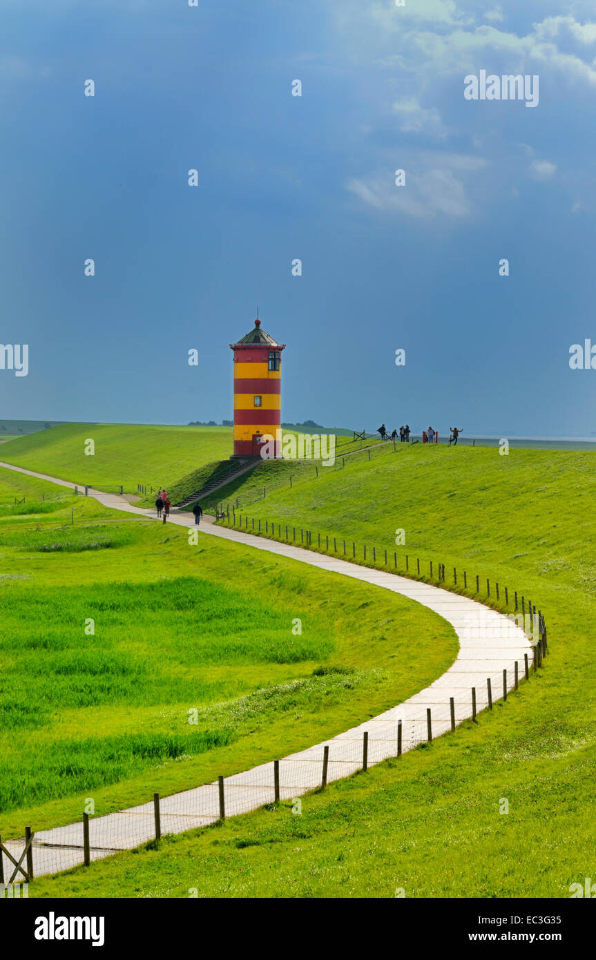 Walkway, Otto-Tower, Pilsum, Germany Stock Photo - Alamy
