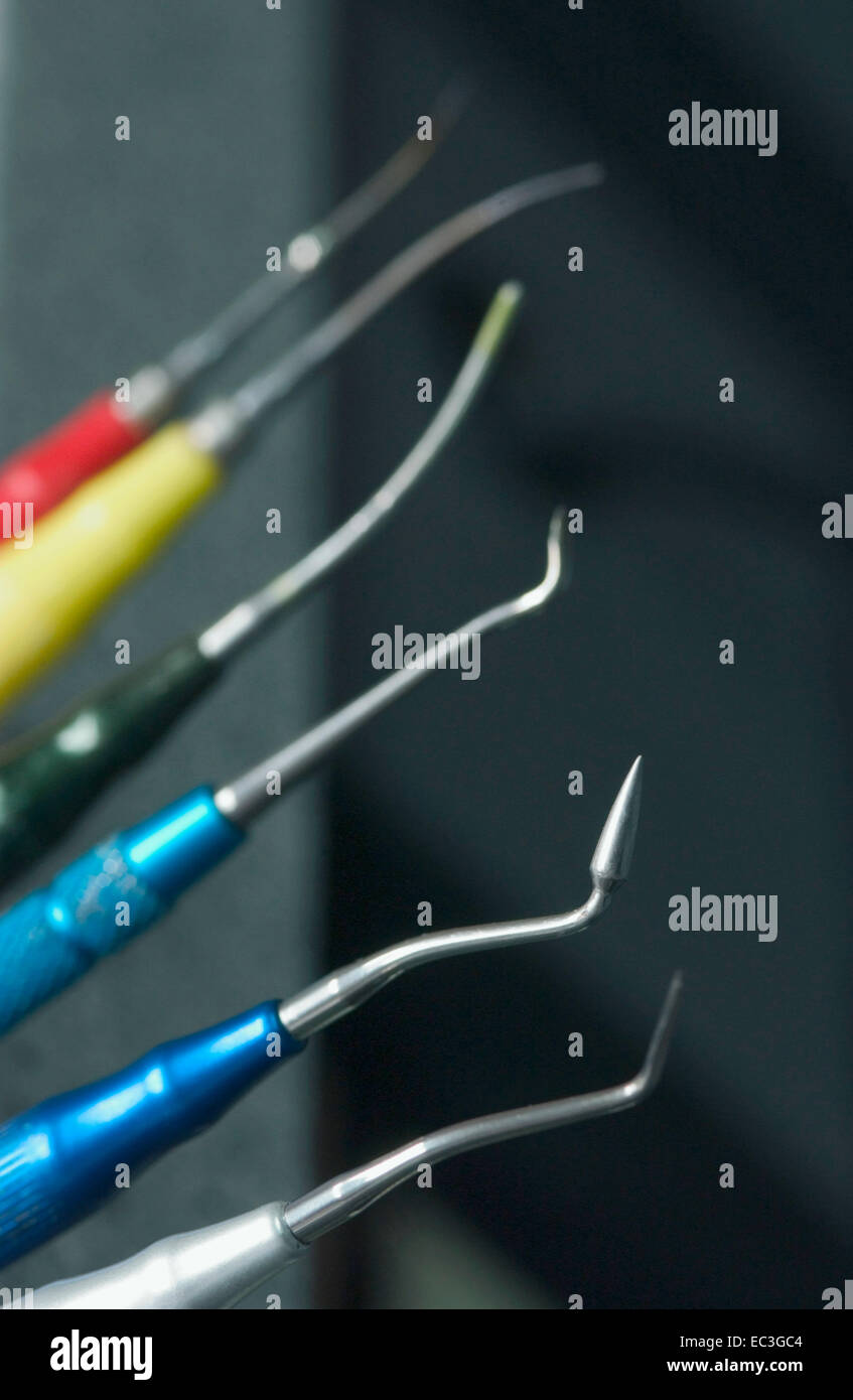 Instruments in Dental Practice Stock Photo - Alamy