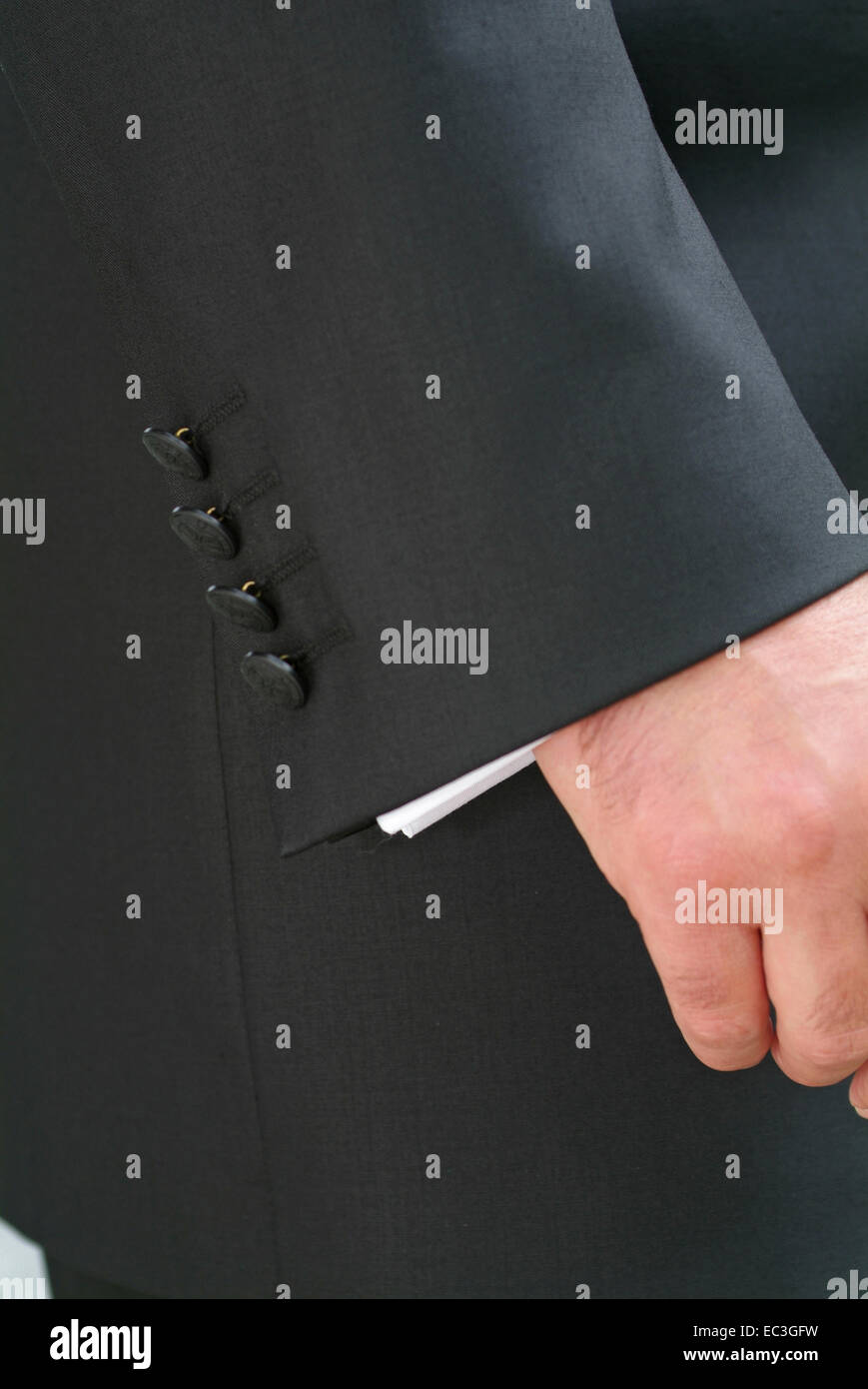 Forearm in Suit Stock Photo - Alamy