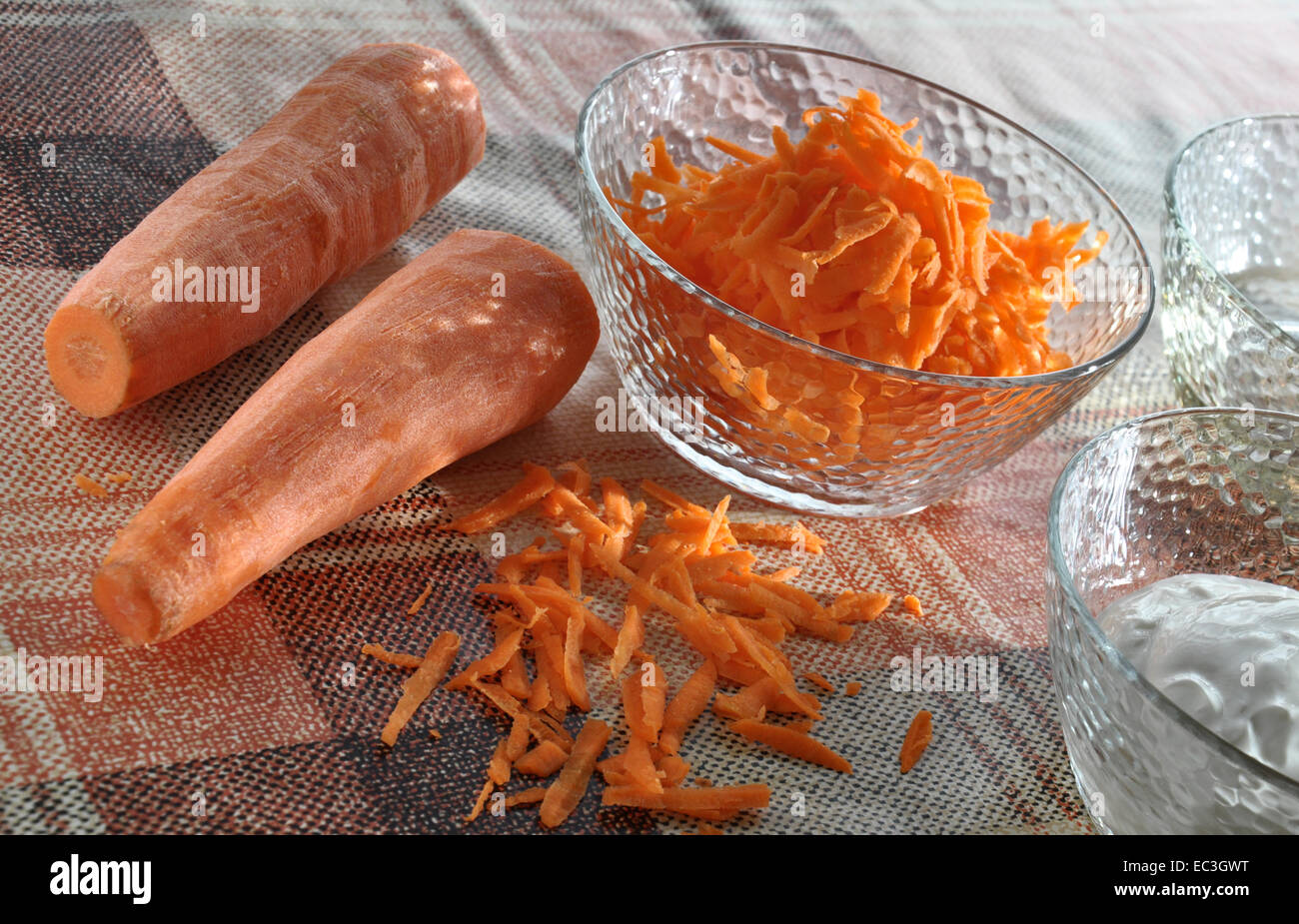 Grated carrots hi-res stock photography and images - Alamy
