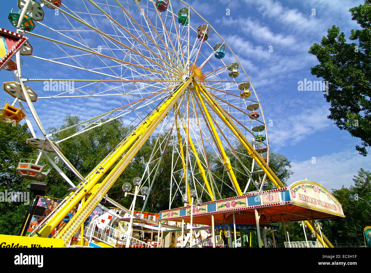 Giant Wheel, Funfair Stock Photo - Alamy
