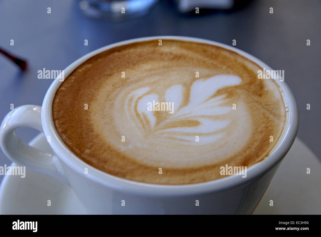 milk coffee Cappucino Stock Photo - Alamy