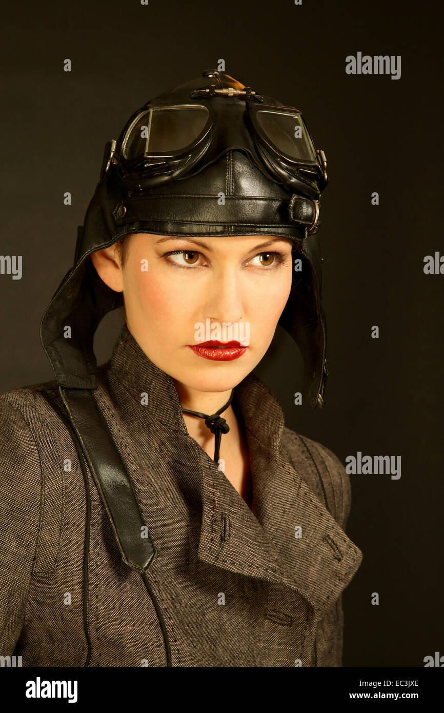 Aviator cap hi-res stock photography and images - Alamy