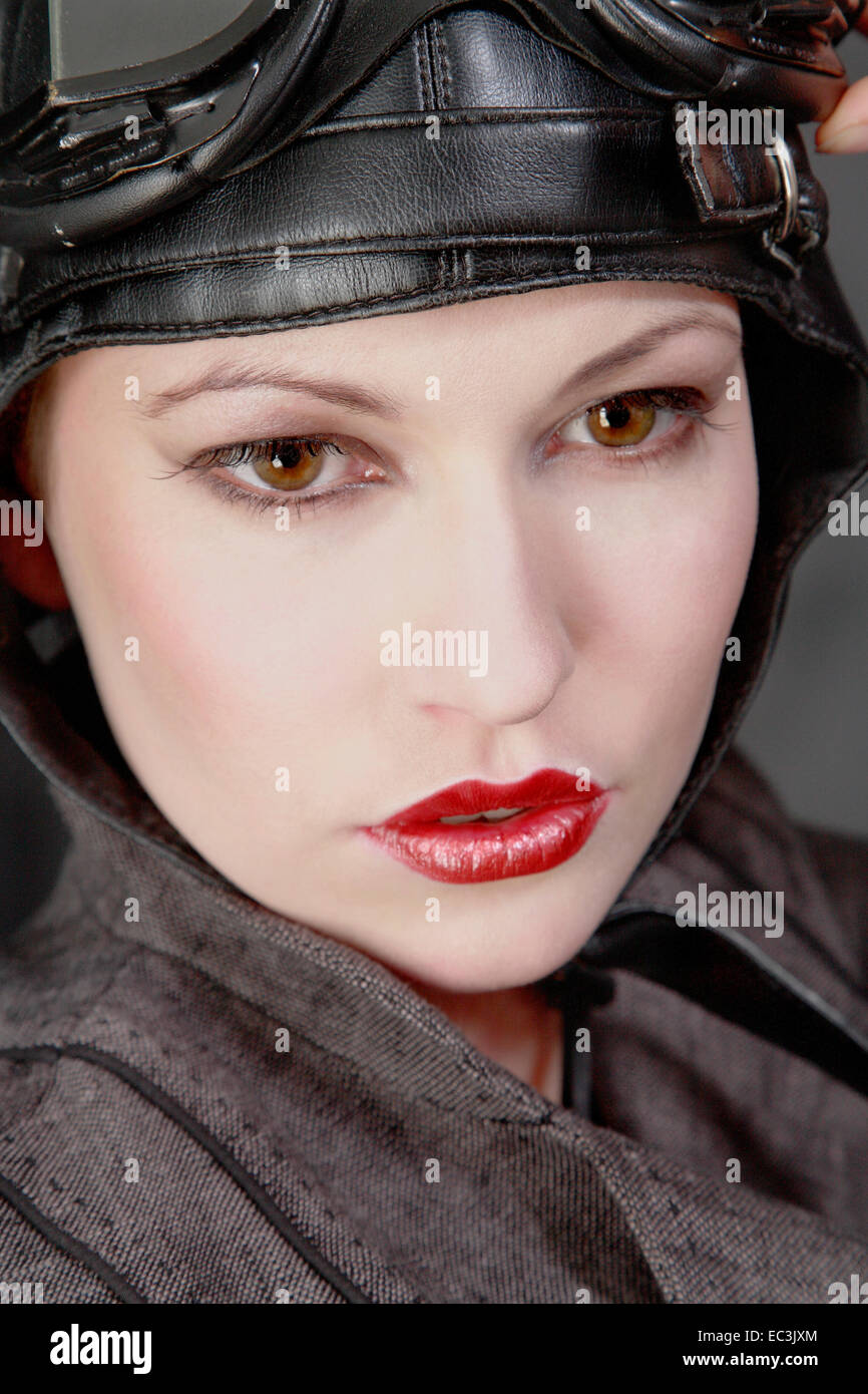 Aviator cap hi-res stock photography and images - Alamy