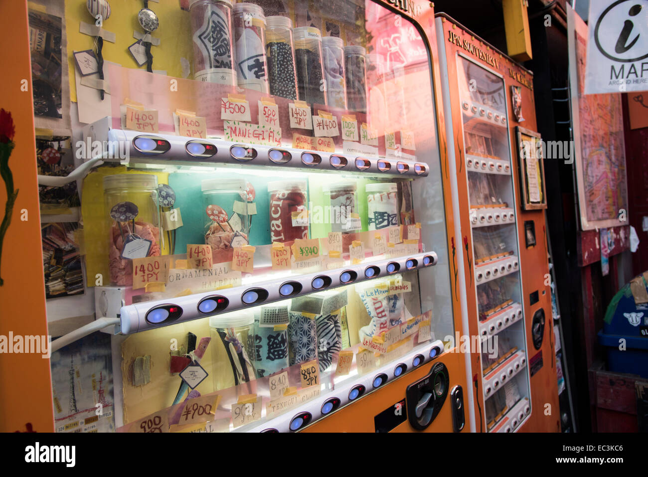 Japanese souvenir vending machine,Shibuya,Tokyo,Japan Stock Photo - Alamy