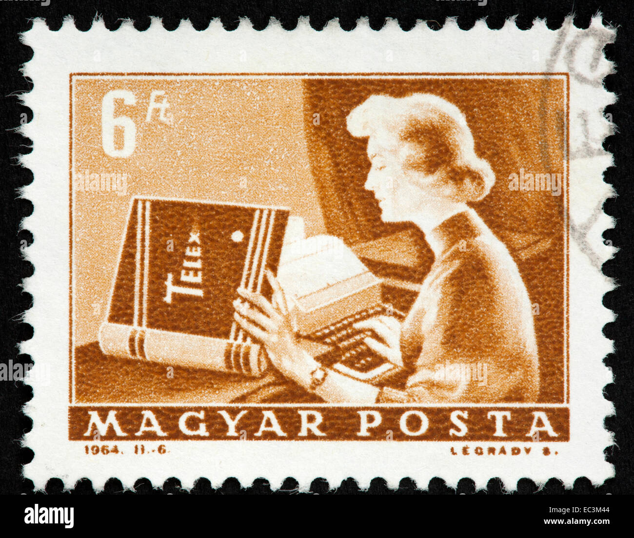 Hungarian postage stamp Stock Photo - Alamy