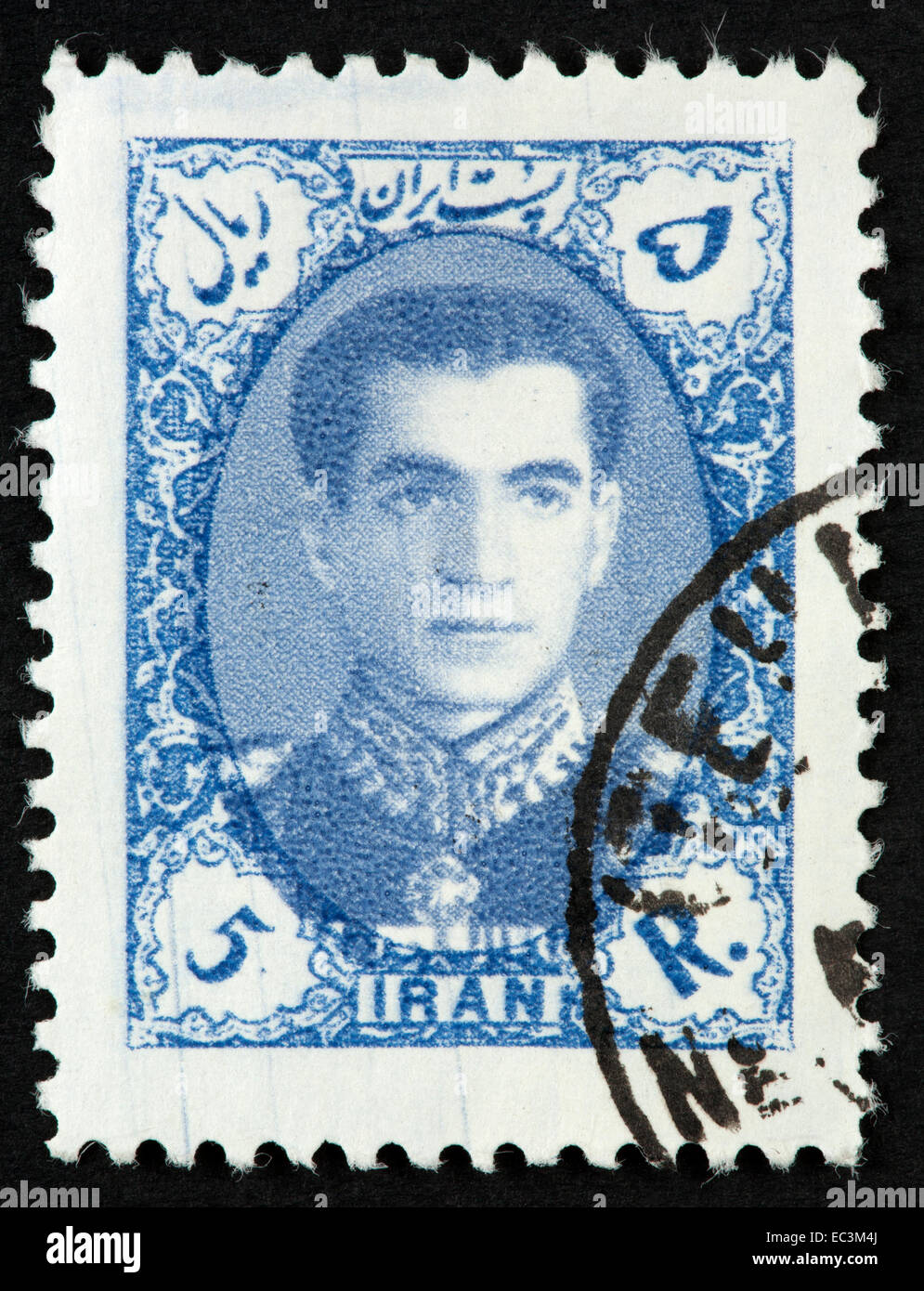 Iranian postage stamp Stock Photo - Alamy