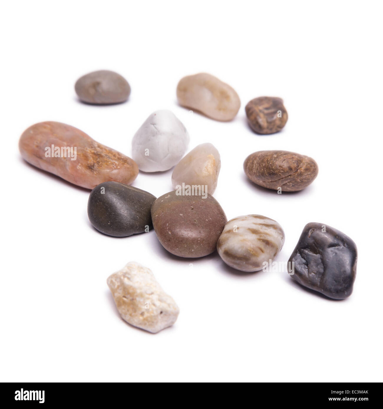 stones on white background Stock Photo - Alamy