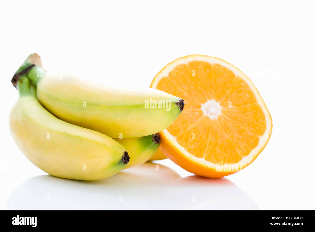 Orange and Bananitos Stock Photo - Alamy