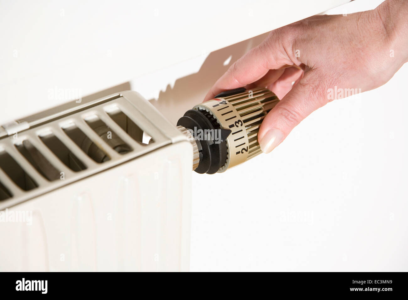 Ruler on a Radiator Stock Photo - Alamy