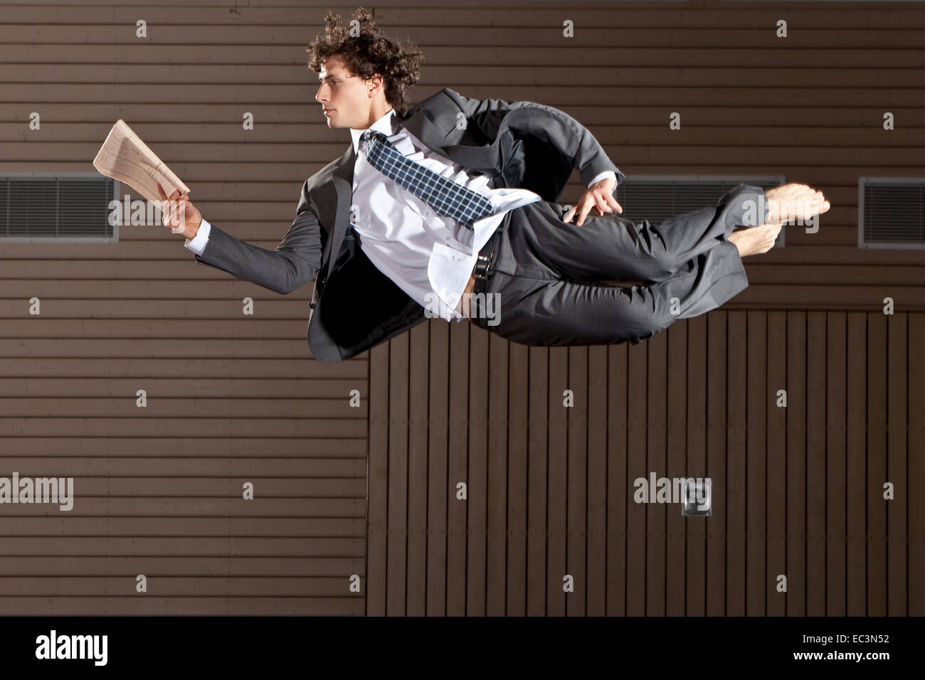 Jumping Business man Stock Photo - Alamy