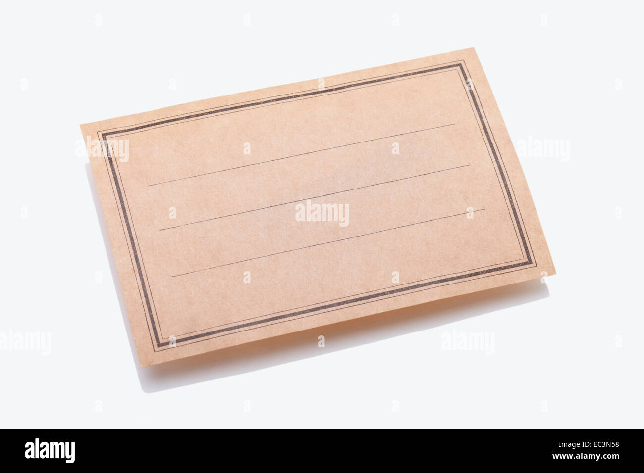 Old paper labels hi-res stock photography and images - Alamy