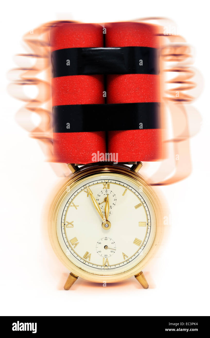 Time bomb with clock hi-res stock photography and images - Alamy