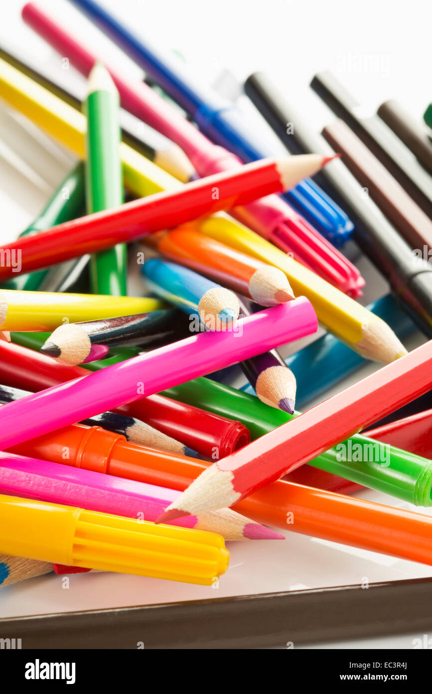 Colored crayon hi-res stock photography and images - Alamy