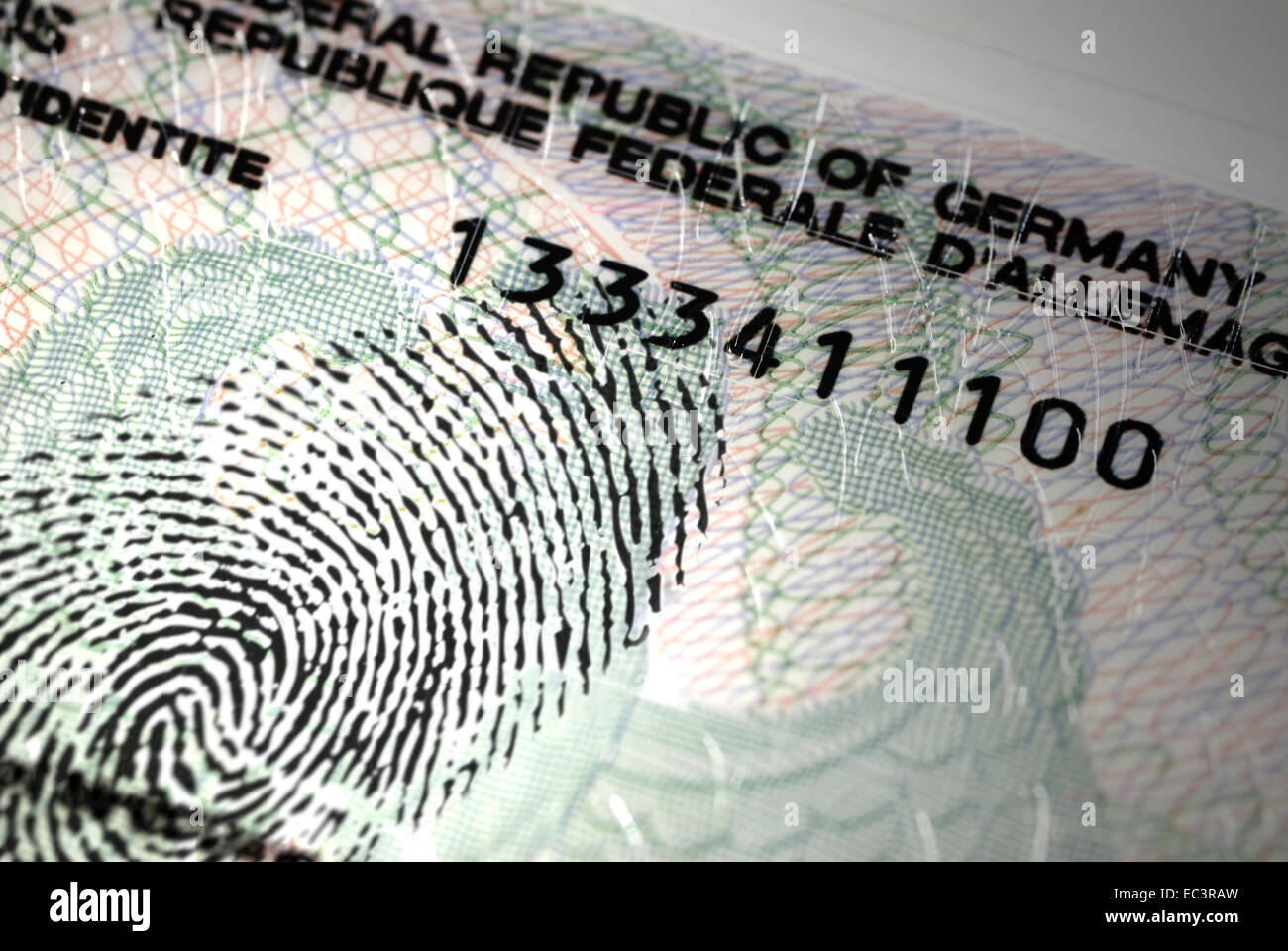 Biometric identity card hi-res stock photography and images - Alamy