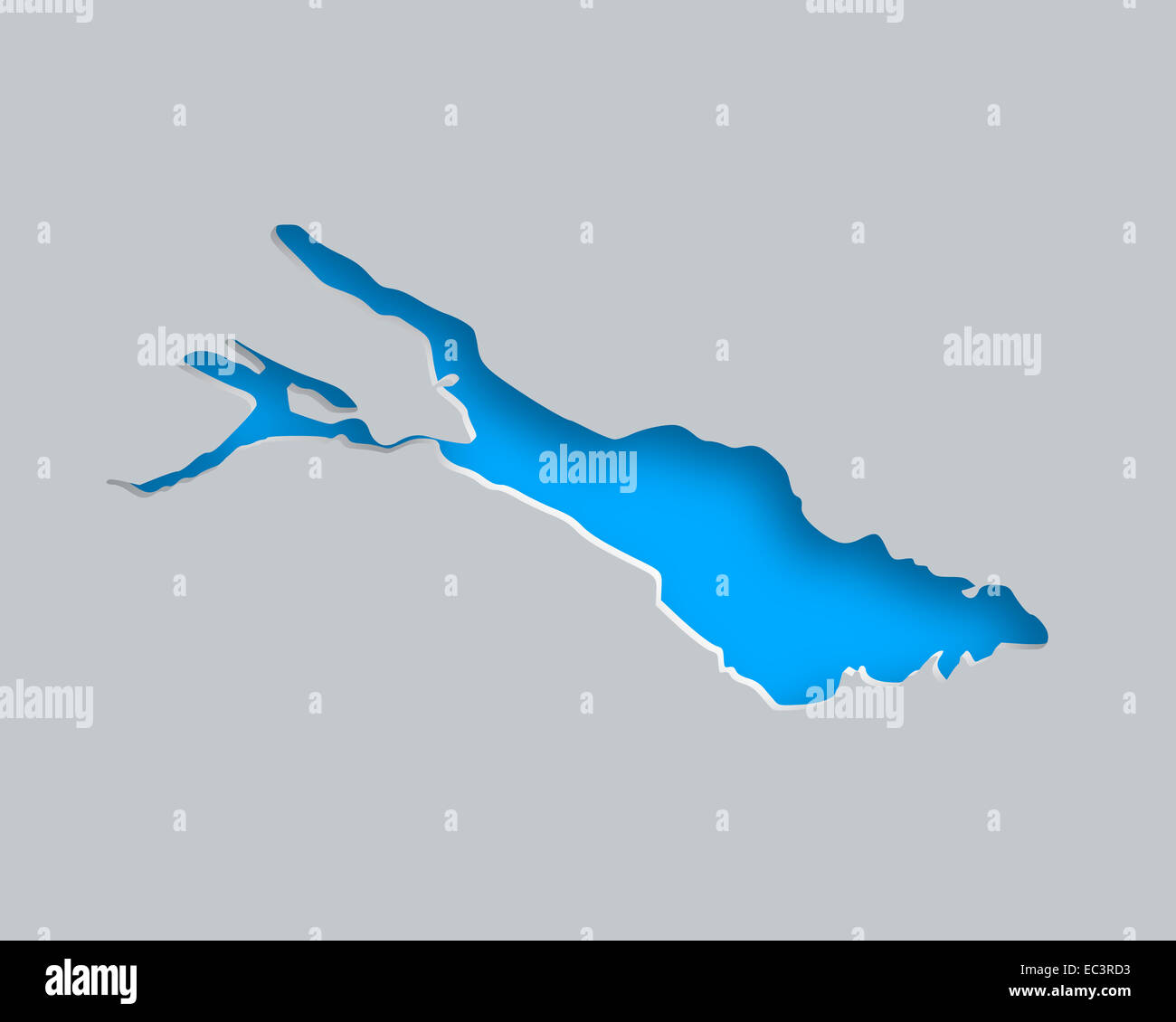 Map of Lake Constance Stock Photo - Alamy