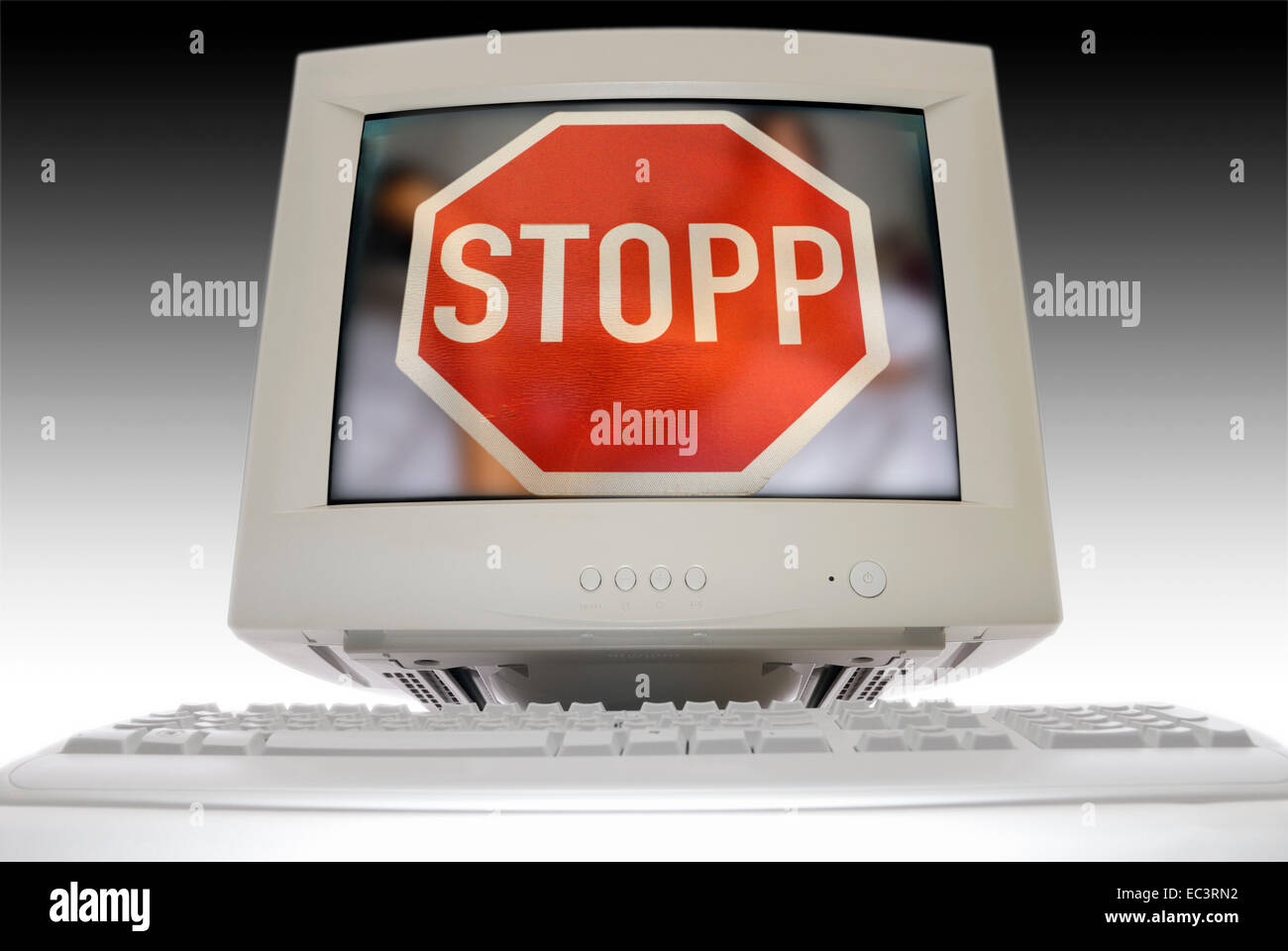 Monitor sign hi-res stock photography and images - Alamy