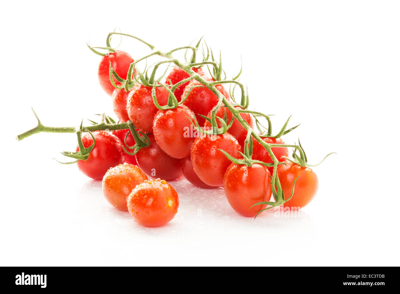 Cocktail tomatoes Cut Out Stock Images & Pictures - Alamy