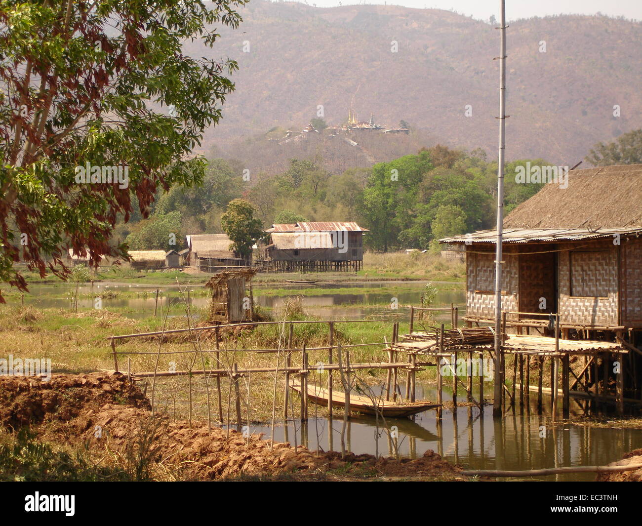 Houses, Burma, Myanmar Stock Photo - Alamy
