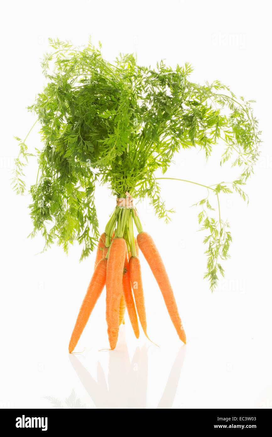 bunch of bio-carrots Stock Photo - Alamy