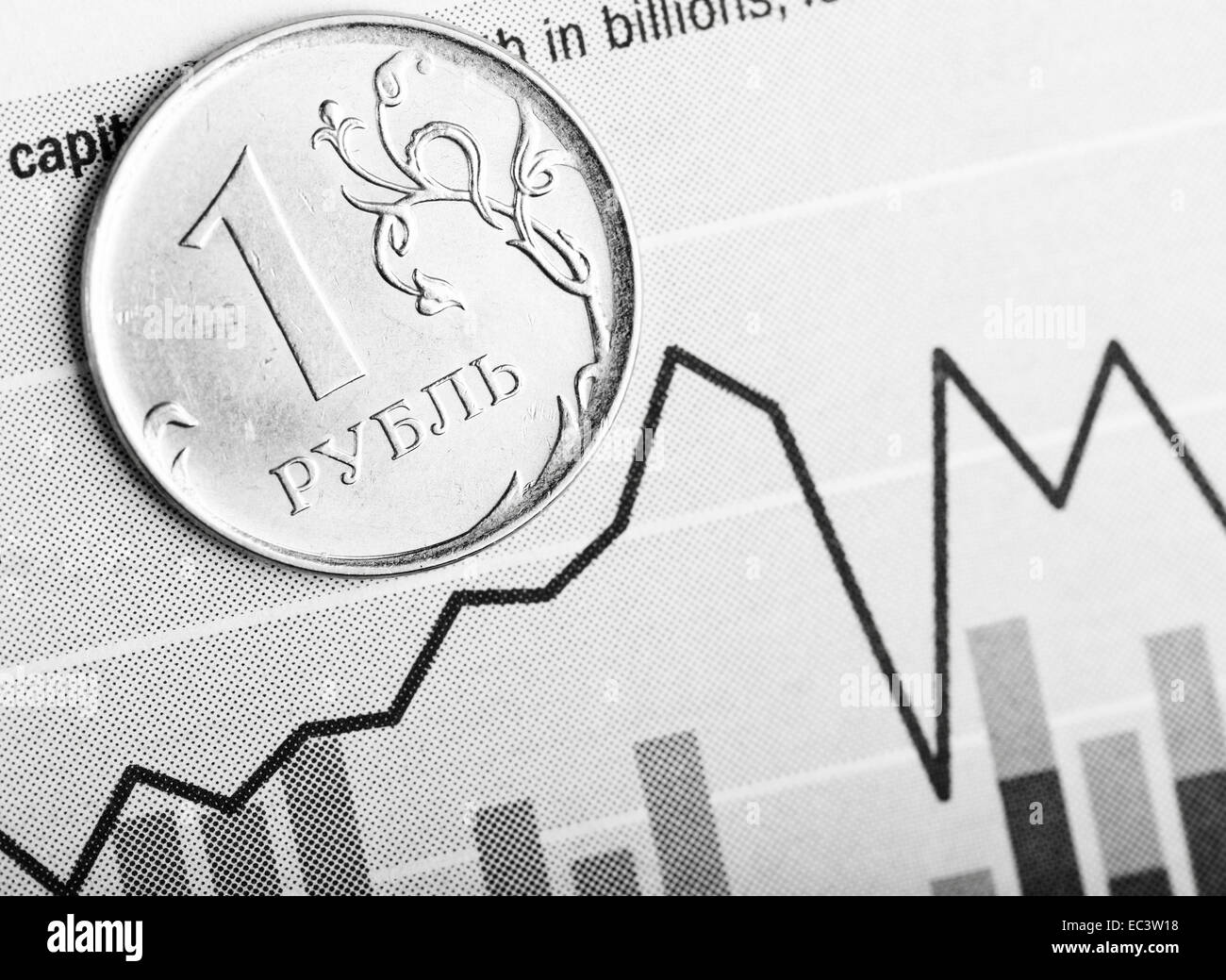 Rouble and pile Black and White Stock Photos & Images - Alamy