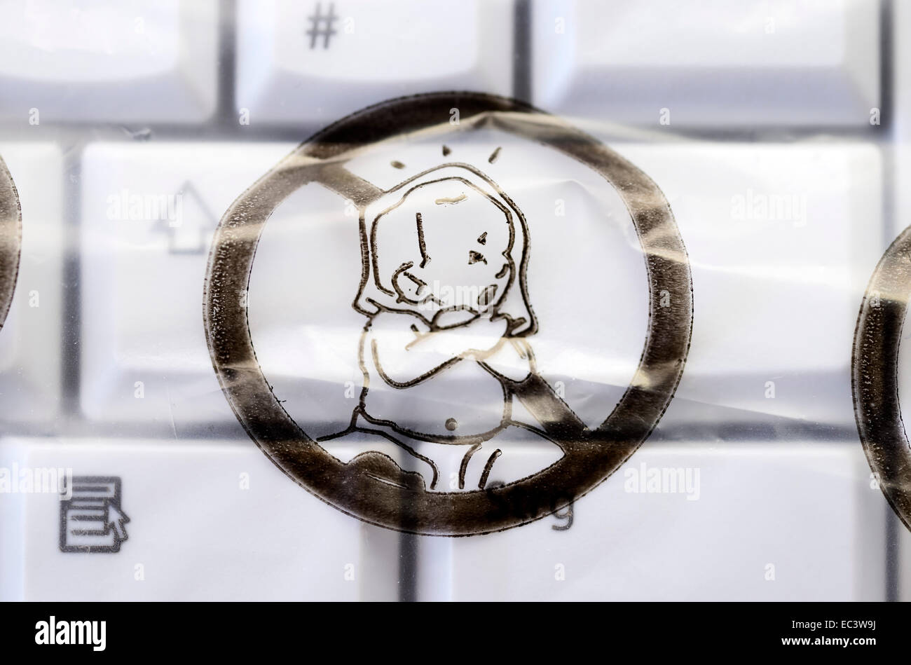 Plastic warning sign hi-res stock photography and images - Alamy