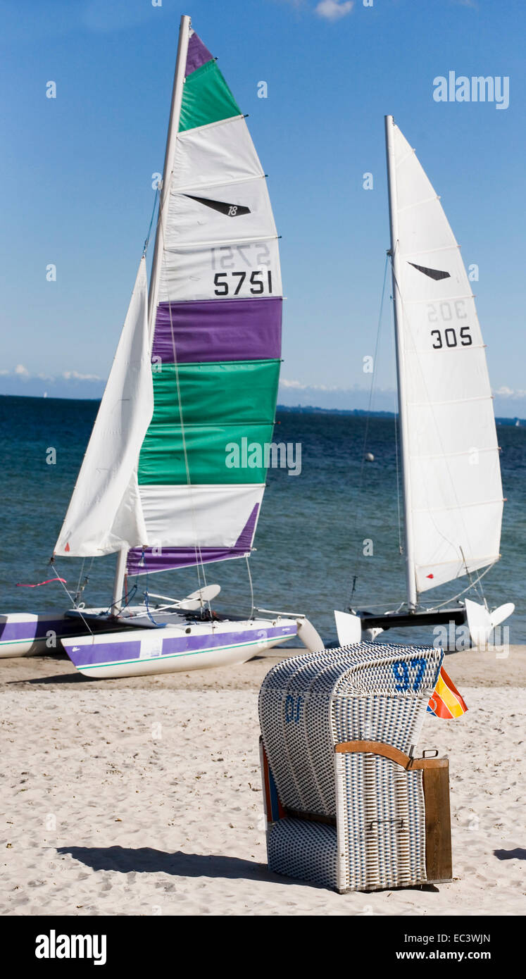 Catamaran at the Beach Stock Photo - Alamy