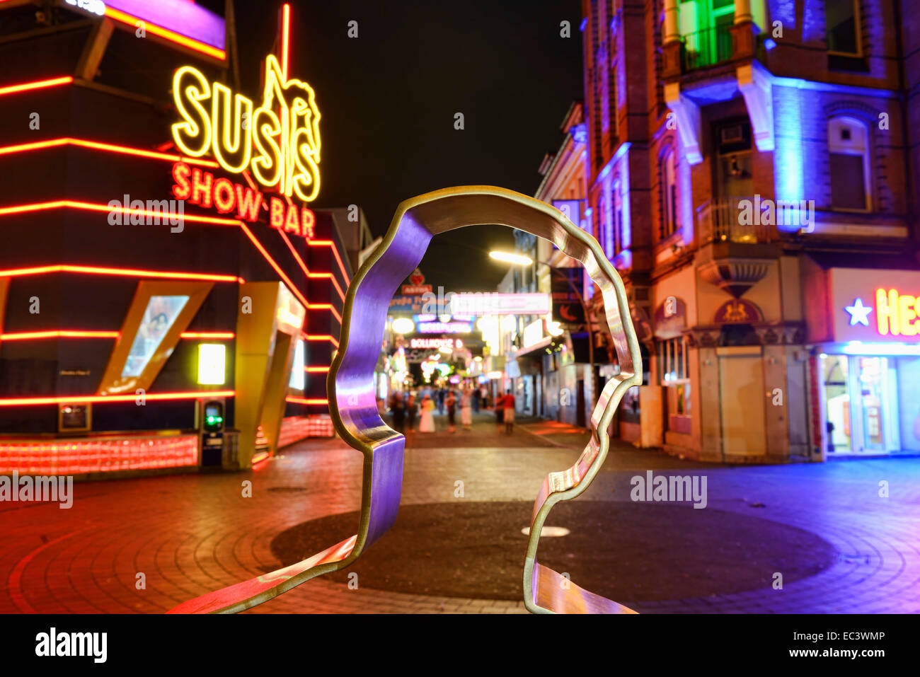 Grosse Freiheit and Beatles Square in Hamburg, Germany Stock Photo - Alamy