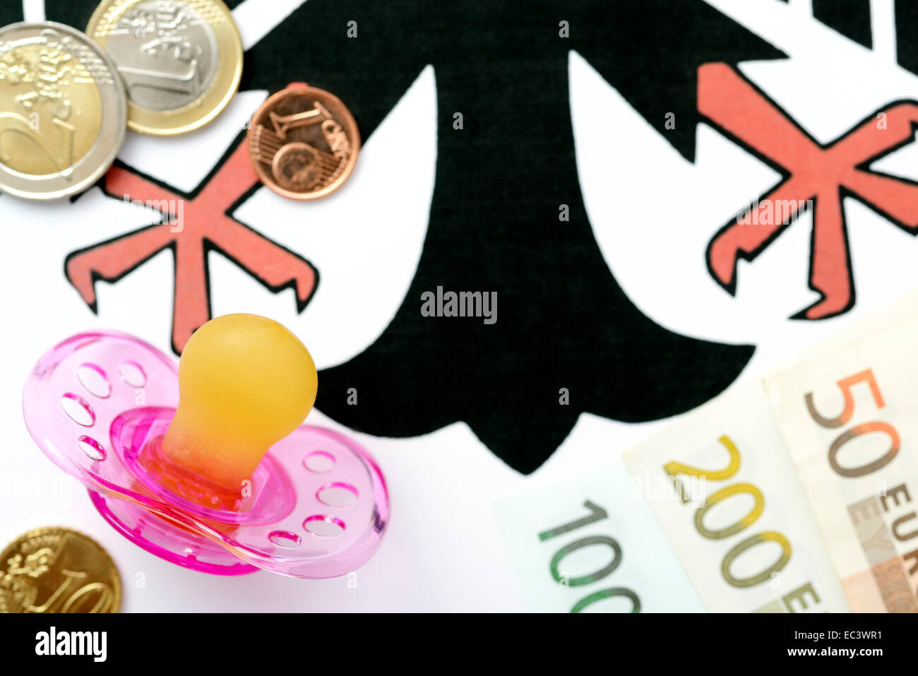 Child with pacifier hi-res stock photography and images - Alamy