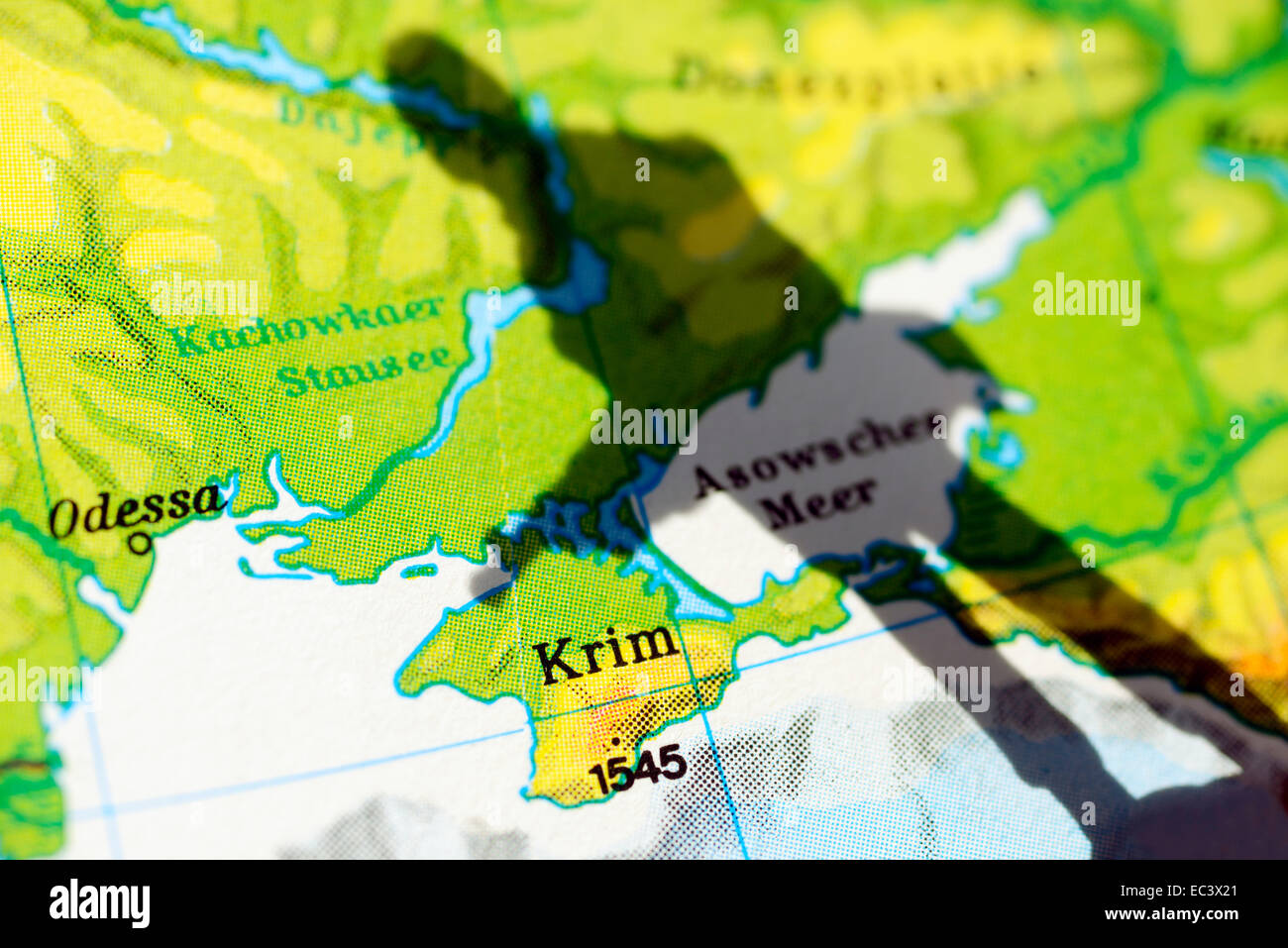 Crimean peninsula map hi-res stock photography and images - Alamy