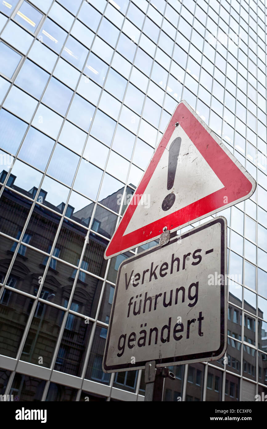 Routing sign hi-res stock photography and images - Alamy