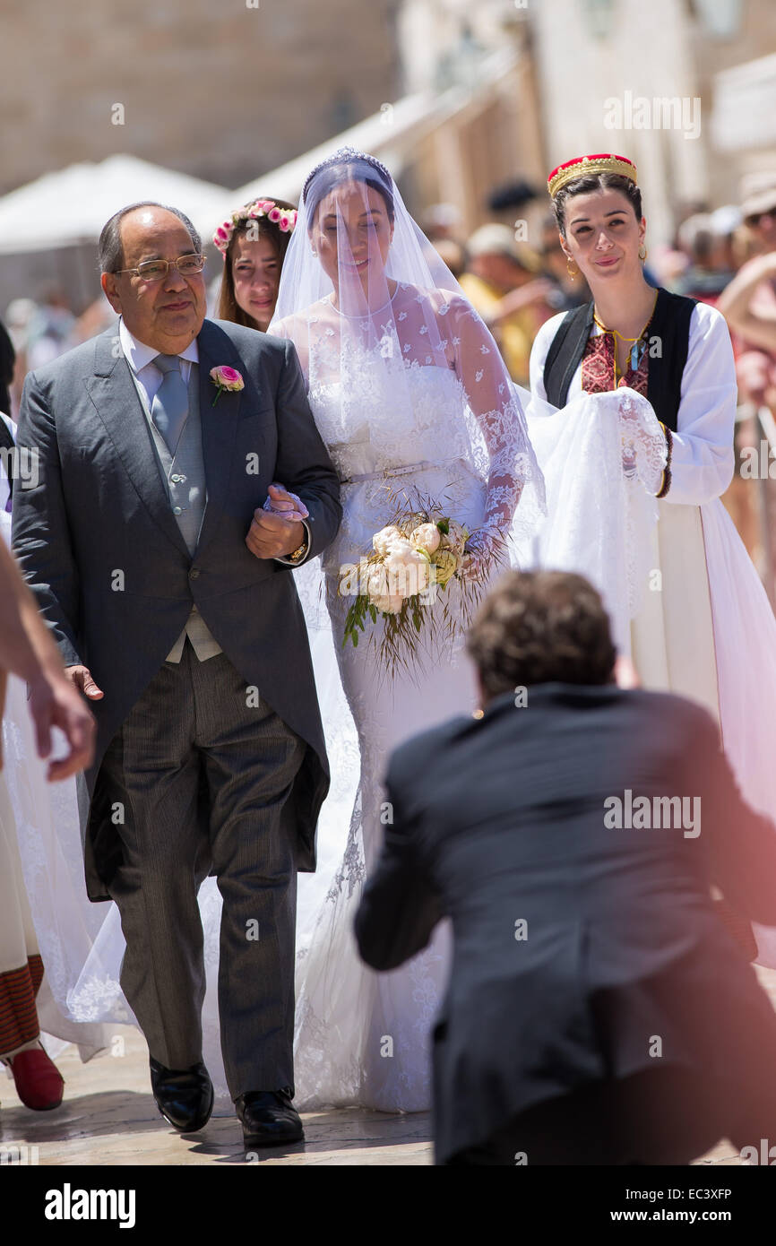 The wedding of Fabiola Beracasa and Jason Beckman in the Sponza Palace ...