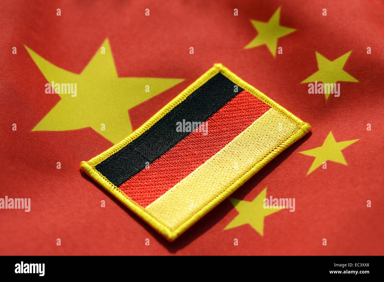 Germany flag china flag hi-res stock photography and images - Alamy