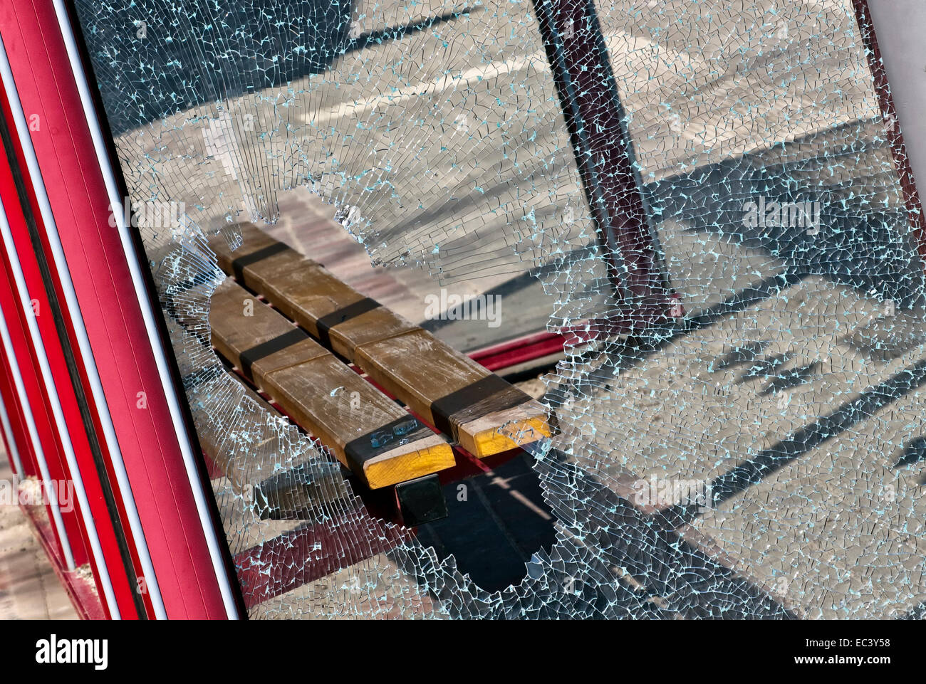 Damage to property Stock Photo - Alamy