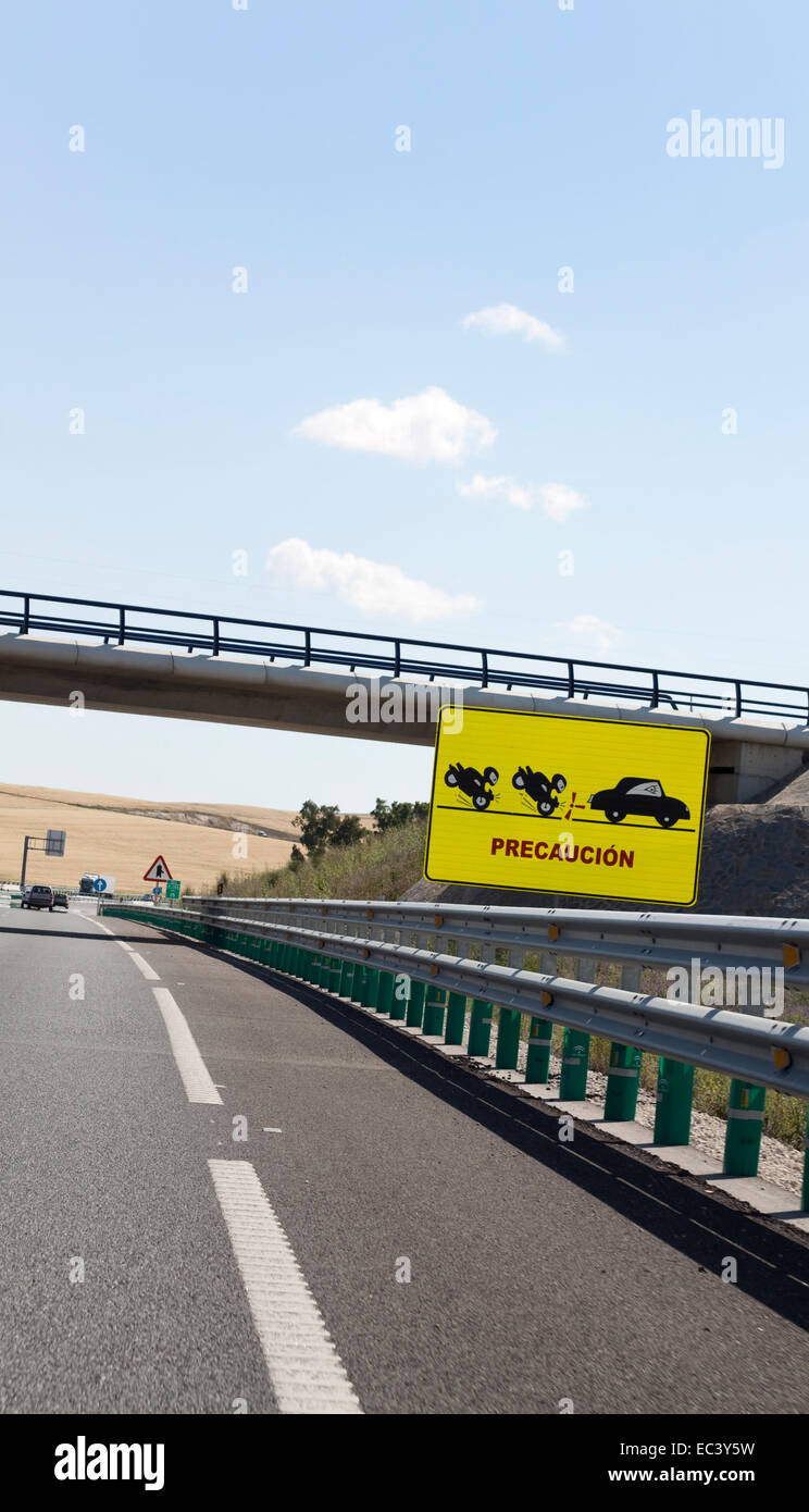 Spanish motorway sign hi-res stock photography and images - Alamy