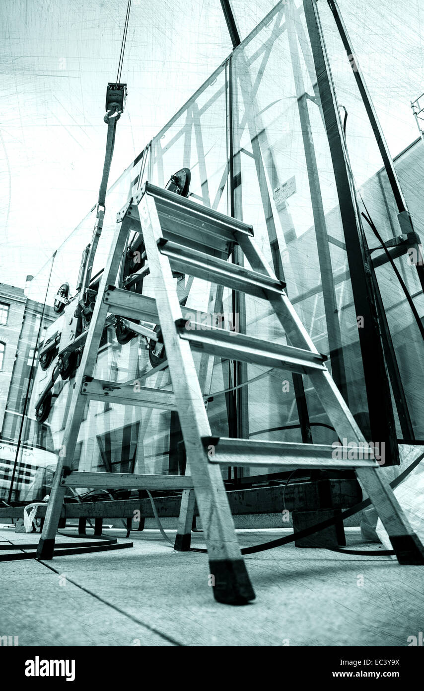 Stage ladder hi-res stock photography and images - Alamy