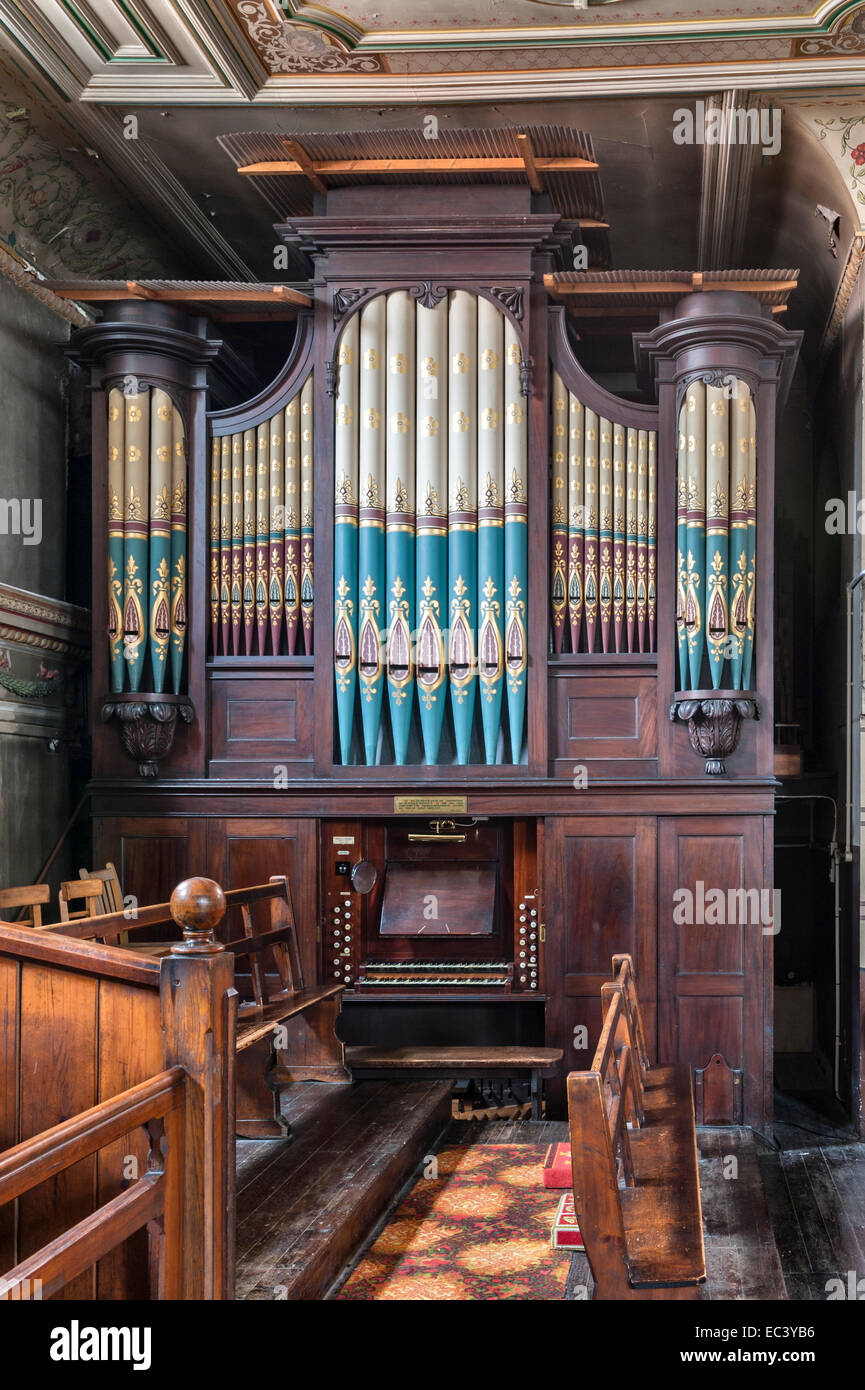 The early 19c organ in the spectacular Victorian church of St Charles ...