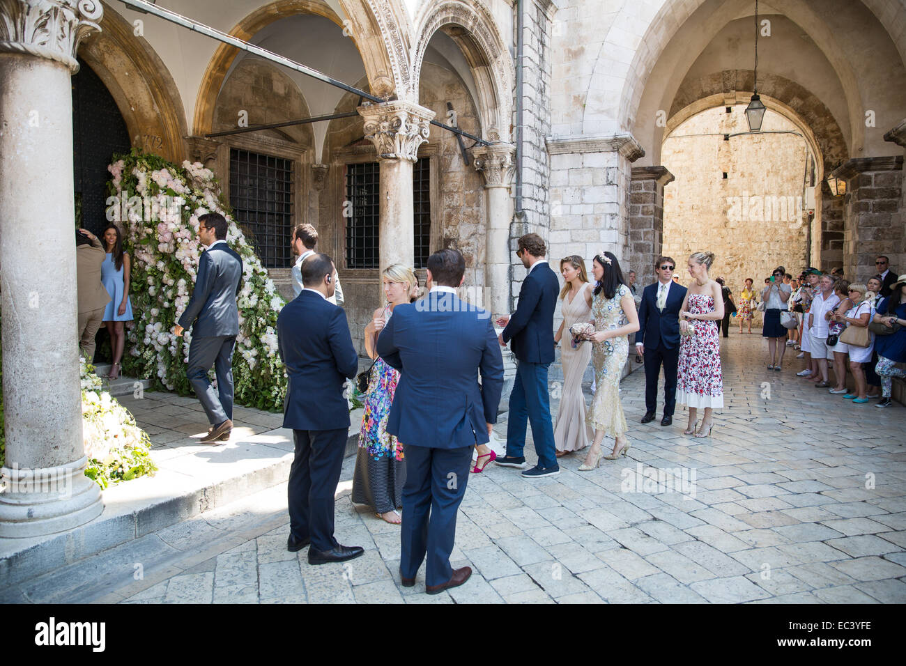 The wedding of Fabiola Beracasa and Jason Beckman in the Sponza Palace ...