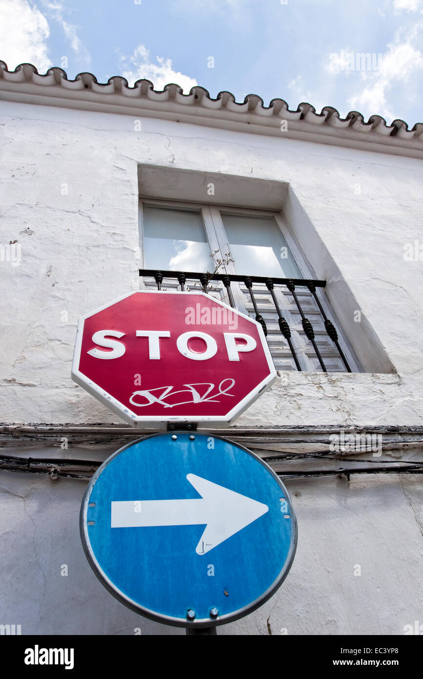 Road signs feature hi-res stock photography and images - Alamy