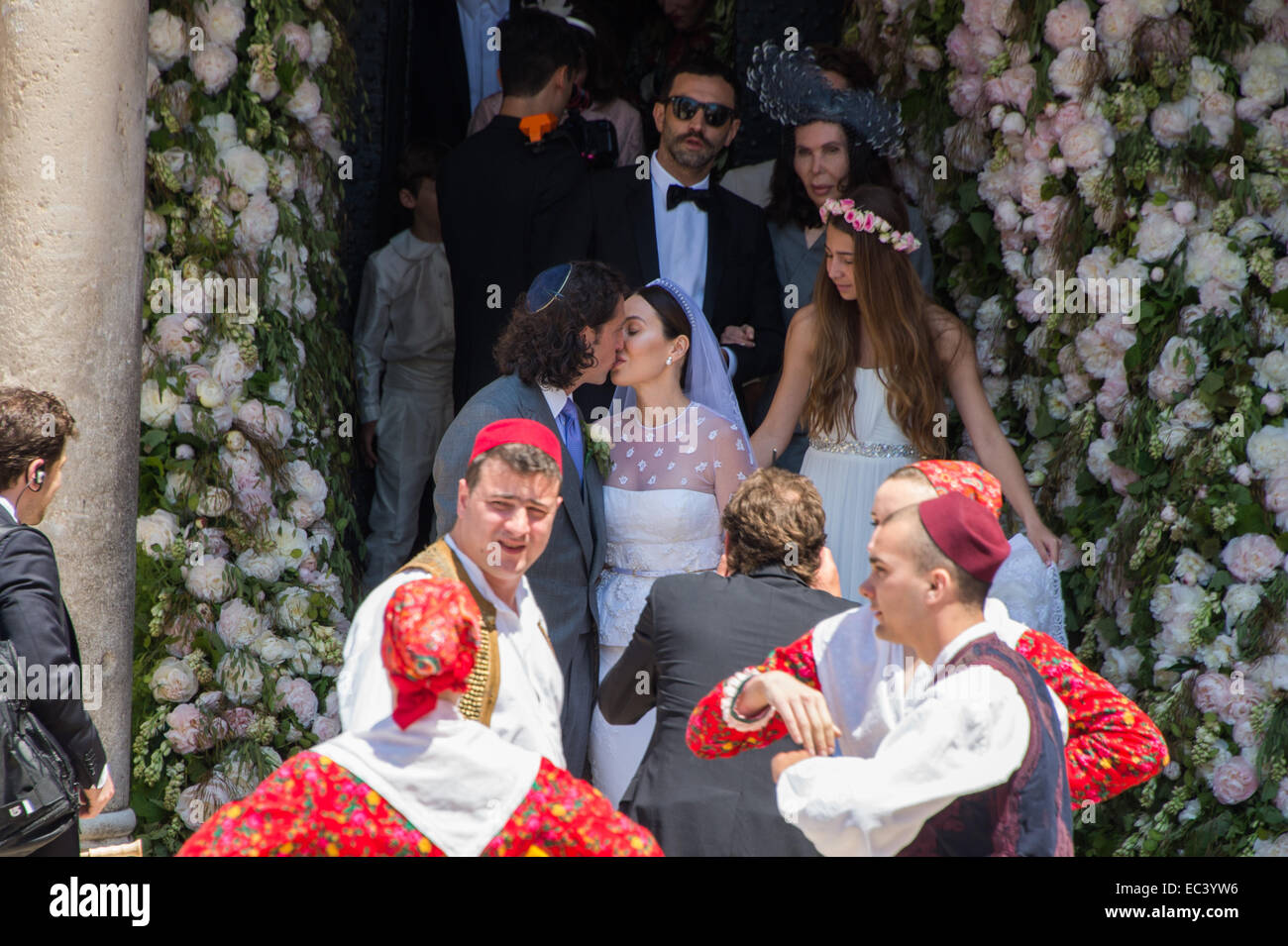The wedding of Fabiola Beracasa and Jason Beckman in the Sponza Palace ...