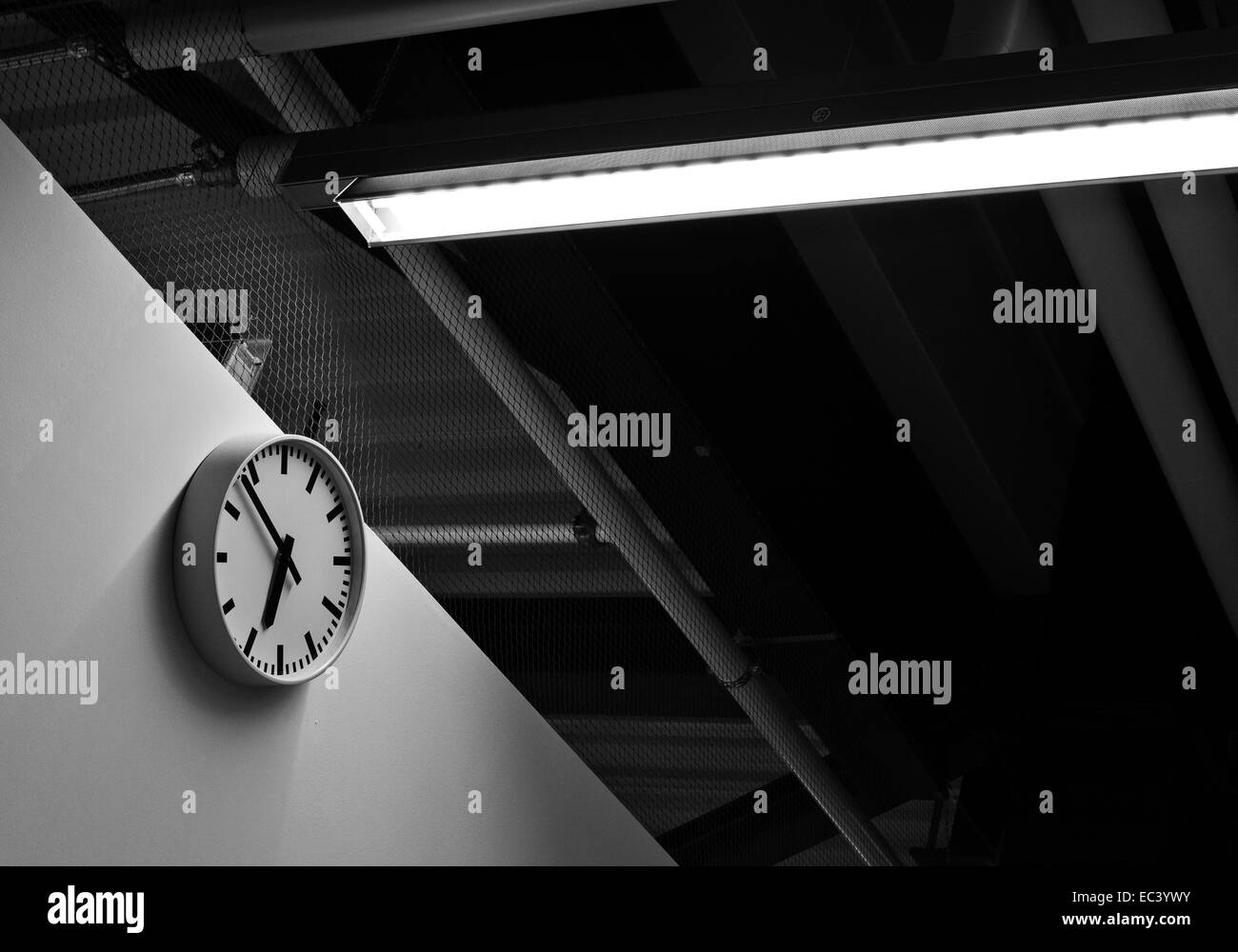 Clock factory Black and White Stock Photos & Images - Alamy