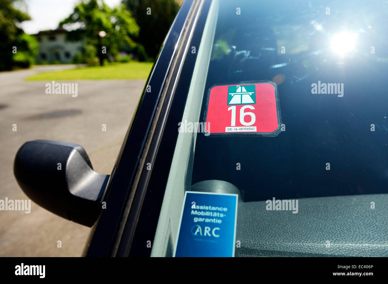 Toll sticker hi-res stock photography and images - Alamy