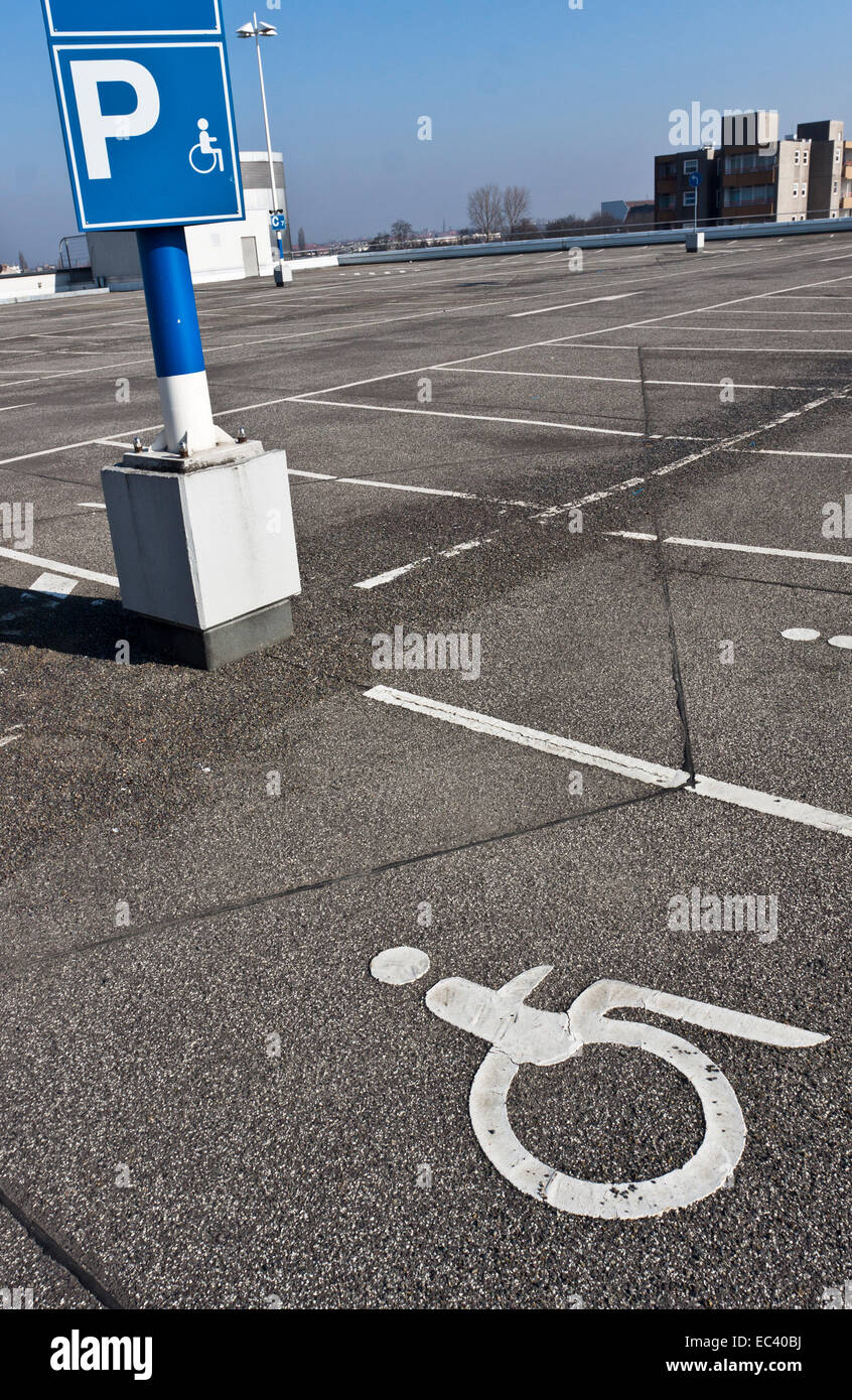 Car park parking garage sign signs information hi-res stock photography ...